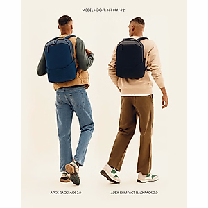 Troubadour Apex 17" Laptop Backpack - Waterproof, Lightweight, Spacious - Made From Recycled Materials