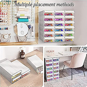 Padyrytu Diamond Painting Accessory Storage Box,44 Slots Independent Container Suitable for Diamond Art Beads and Rhinestone
