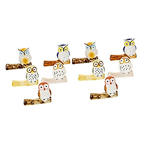 Luxshiny 10 Pcs Ceramic Chopstick Rest Fork Rest Pottery Chopstick Holders Animal Chopstick Holder Pretty Chopstick Holders Animal Decor Kitchen Chopstick Rest Chopsticks Bracket Ceramics