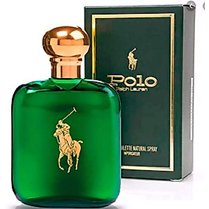 Polo by Ralph Lauren for Men, Eau de Toilette Natural Spray, 4-Fluid Ounce ( Packaging May Vary)