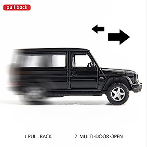 RMZ City 1:36 Diecasting Alloy Car Model Benz G63 AMG Toy Car, Pull Back Vehicles Toy Car for Toddlers Kids Boys Girls Gift Black