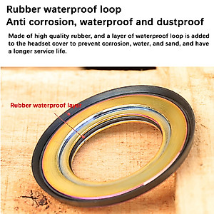 Pilipane Bikes Headset, Road Bikes Double Bearings Headset, Mountain Bikes Headsets Bikes Bearing Headset, 28 6x44‑44x39 8mm Straight Tapered Tube Headset