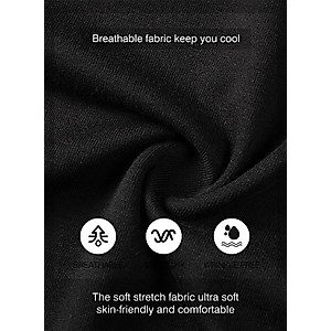 JMIERR Men's 3 Pack Cotton Hipster Hip Hop Longline Crewneck T-Shirt, Short Sleeve Gym Workout Athletic T Shirts for Men Pack,XL, Black/Dark Grey/Khaki