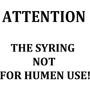 Arrebol 3ml/cc Lab Consumables with Luer Lock 23G1inch Individually Wrapped (25Pack)