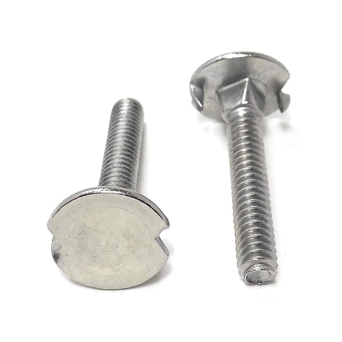 (10) 1/4-20x1-1/2 Stainless Steel Fanged Elevator Bolt Square Neck (3/4 Diameter Head) 18-8