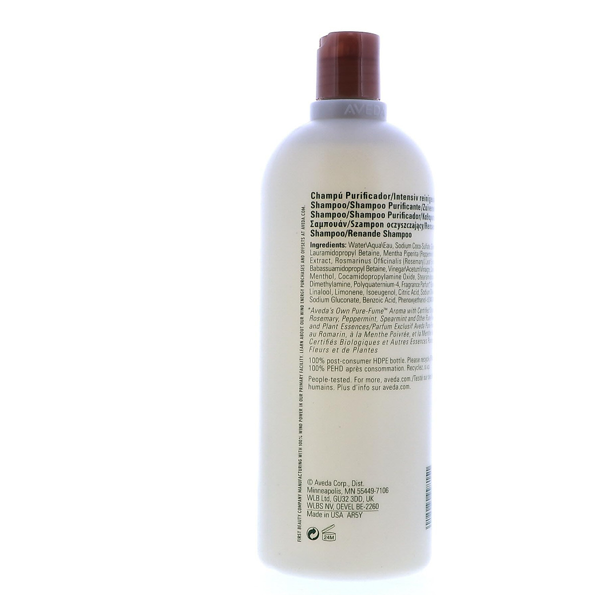 Aveda Shampoo Bottles, rosemary mint 33.8 Fl Oz