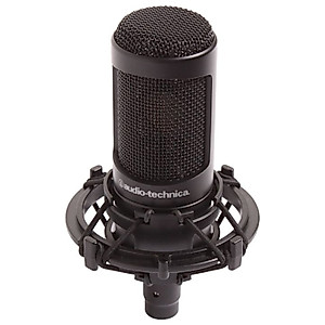 Audio-Technica AT2035 Condenser Mic + Pop Filter + Mic Stand + XLR Cable