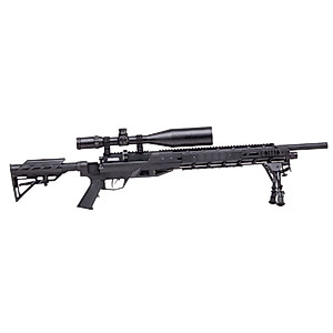 Benjamin Armada BTAP25SX .25- Caliber Pellet PCP Hunting/ Target Air Rifle And Scope, Black