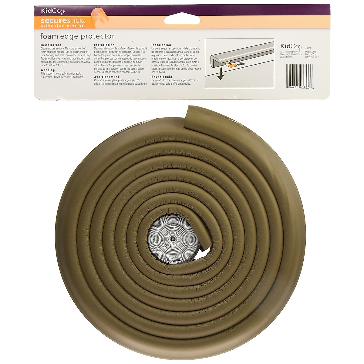 KidCo Foam Protectors (Brown, 10 Foot Roll)