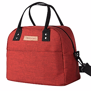 havatree Insulated Lunch Bag Women - Reusable Lunch Box for Work Picnic Beach Outdoor Sports - Leakproof Cooler Bento Box Freezable Lunchbox with Adjustable Shoulder Strap