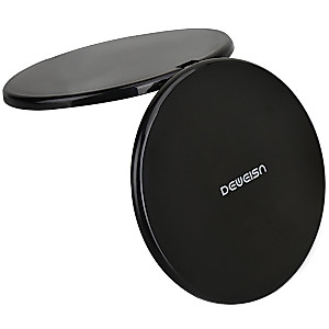 deweisn Magnifying Compact Cosmetic Mirror Elegant Pocket Handheld Makeup Mirror with Powerful 10x Magnification and 1x True View Mirror for Travel or Your Purse