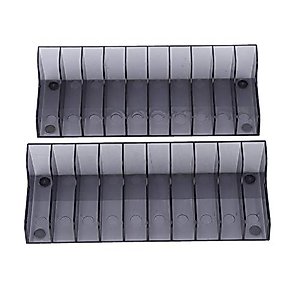 Okuyonic Games Rack, Game Card Box 2 Pcs Dust-Proof Waterproof for Pro Game Consoles for/Slim/PRO