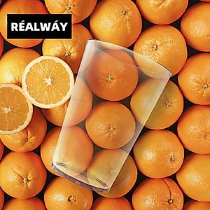 REALWAY 32 OZ Large Plastic Cups Reusable，Clear Unbreakable Iced Tea Tumblers, Set of 6 Stackable Drinking Cups for Poolside Party Home Travel BPA-free Top-rack Dishwasher Safe,Freezer Safe