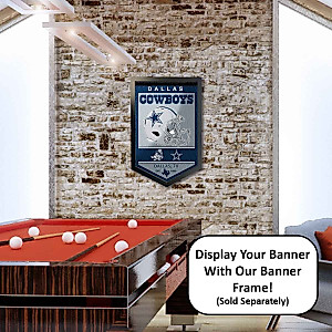 WinCraft Dallas Cowboys Heritage History Banner Pennant