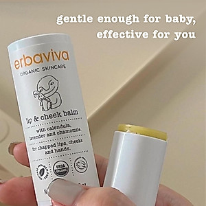 Erbaviva Organic Lip & Cheek Balm 0.6 Ounce