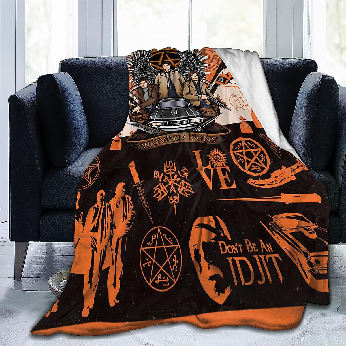 Mocie Blanket Driver Super Soft Warm and Lightweight Throw Blankets for Adult Women Men for Couch Bed Travel Car Gift All-Season Comfort 40" x 50"