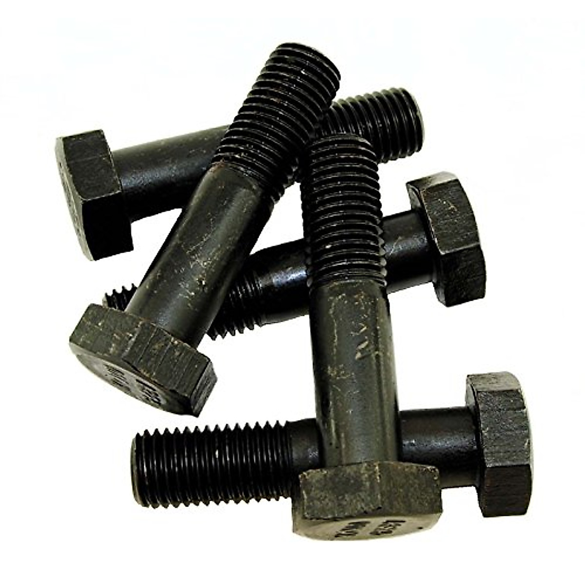 1"-8 x 2 1/4" - A325 ASTM Heavy Hex Steel Structural Bolts, Type 1, Fully Threaded, Plain (Quantity: 260)