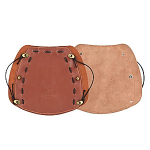 Hoseten Archery Armguard, Arm Guards for Archery Leather Bracers Leather Arm Guards, for Adolescent for Children Protective Gear