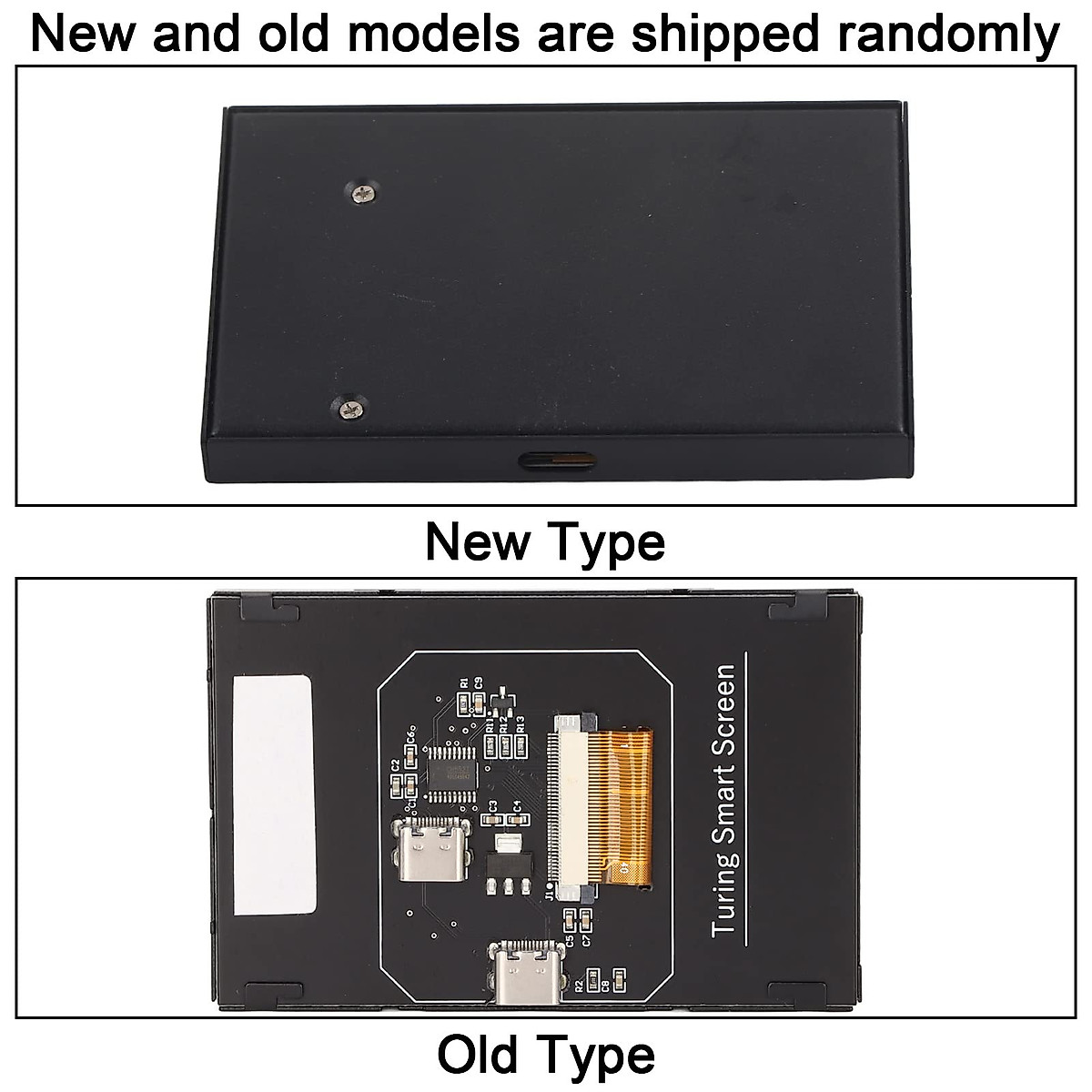Yoidesu IPS USB Mini Screen, 3.5in Data Monitor CPU GPU RAM PC Sensor Panel Display Temperature Monitor Computer Temp Monitor Host Extended Display for Windows System
