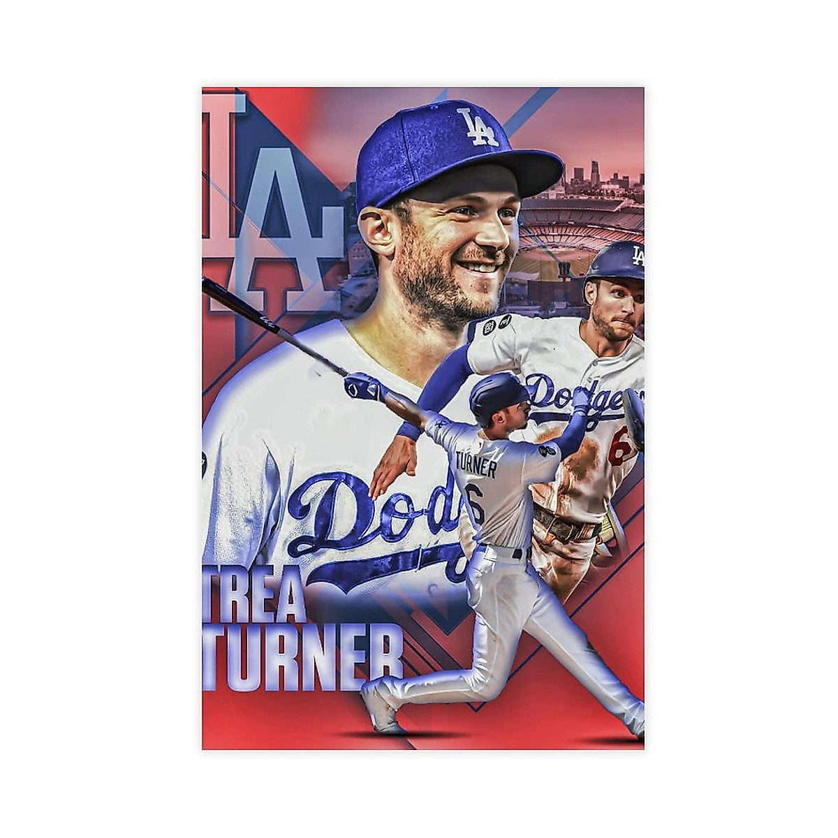 Trea Turner Baseball Player Poster2 Canvas Poster Bedroom Living Room Office Decoration Gifts Unframe: 12x18inch(30x45cm)