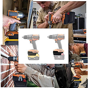 YRGJDCA for Milwaukee Battery Adapter (Convert for M18 to for Ridgid 18V)