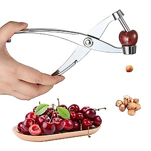 Cherry Pitter Cherry Picker Easy to use,Heavy Duty Cherry Tool all metal construction, easy to clean, for pitting cherries, olives, kitchen tool