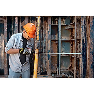 Kapro - 510 Optivision Imperial Magnetic Tape Measure - Self-Locking Blade and End Hook - Features Dual Colored and Double-Sided Printing - Nylon Heavy-Duty Blade - Metric + Imperial - 26 Feet