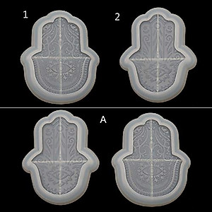 Jewelry Tray Hand Mold Storage Plate Dish Resin Hand Epoxy Silicone Resin Molds for and Craft Supply Tool Silicone Molds for Soaps Square