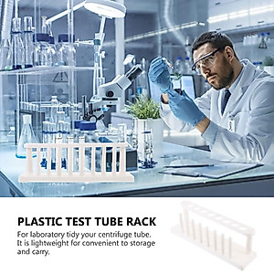 POPETPOP 3pack Test Tube Rack - Portable Test Tube Rack Storage Rack Tube Holder Lab Equipment for Aquarium Laboratory