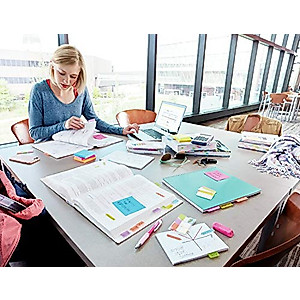 Post-it Tabs Value Pack, Asst Primary Colors, 1 in and 2 in Sizes, 114 Tabs/Pack (686-VAD1)