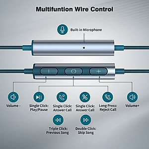 APETOO USB C Headphones for Samsung S24 Ultra S23 S22 S21 FE Plus A35,iPhone 15 Plus 16 Pro,iPad 10,Magnetic Wired Earbuds Noise Canceling in-Ear Type C Earphone Mic Volume Control for Pixel,OnePlus