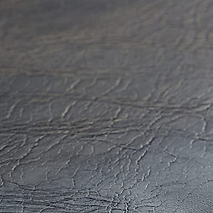 Deco 79 Wood Faux Book Box with Faux Leather Detailing, Set of 3 13", 10", 8"H, Brown