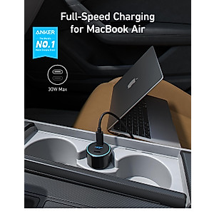 USB C Car Charger, Anker 48W 2-Port PIQ 3.0 Fast Charger Adapter, PowerDrive+ III Duo with Power Delivery for iPhone 12/12 Pro/12 Pro Max/11/11 Pro/11 Pro Max/XR/XS/X, Galaxy, Pixel, iPad Pro and More