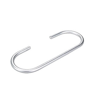 Tighall 4 PCS C-Shaped Hook for Hanging, Hanger Hooks for Hanging Clothes, Towels, Shoe Bag