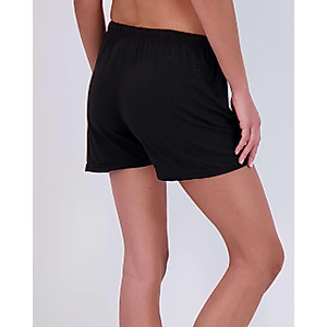 3 Pack: Women’s Soft Pajama Boxer Sleep Lounge Shorts PJ Bottoms Elastic Waistband Drawstring Stretch Casual 2023 Clothes Sweat Short Yoga Comfy Pockets Sleepwear Sweatshort Ladies- Set 9, XXL