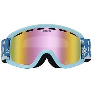 Dragon Kids Lil D Snow Sport Goggle - Snow Dance Frame | LL Pink Ion Lens