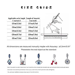 MICOO 925 Sterling Silver Snake Chain Butterfly Charms Bracelet, Evil Eye Bracelet with 5A Cubic Zirconia Bracelets for Women Birthday Gifts