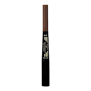 Dual Eye Brow Pencil Natural Brown - 2-in-1 Eye Brow Pencil and Eyebrow gel Masacara, Natural Looking Brows, Stay on All Day, Perfect for Feathering in Hair Like Stroke, Flawless Brows, Cruelty Free
