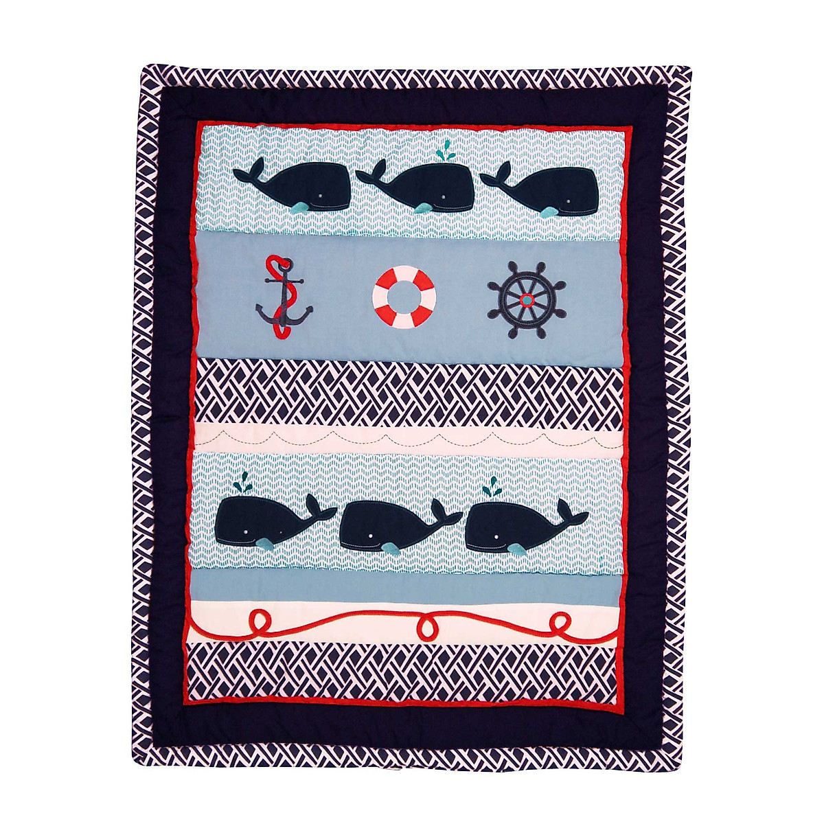 Nautica - Whale of a Tale - 4pc Bedding Set Comforter