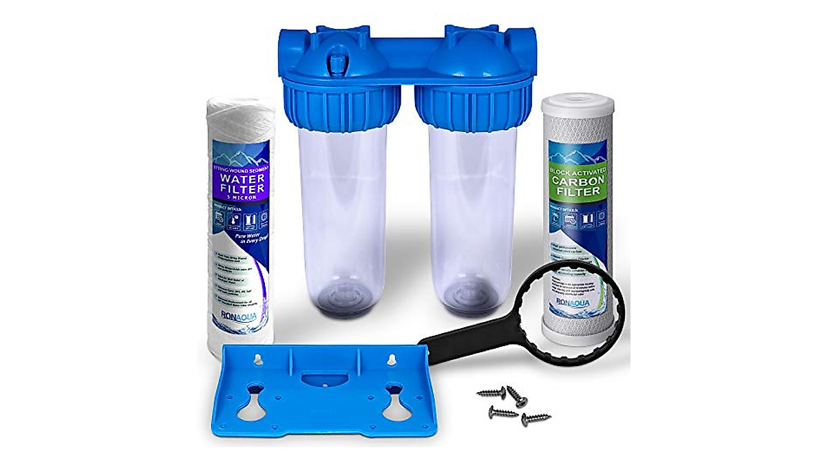 Dual Whole House Water Filter System - Clean, Safe Water