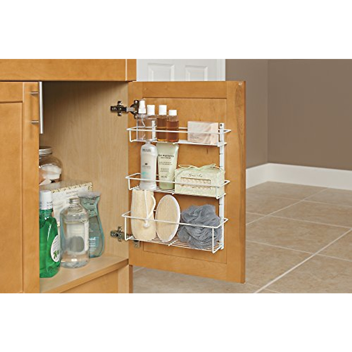 ClosetMaid Kitchen Spice Rack, White