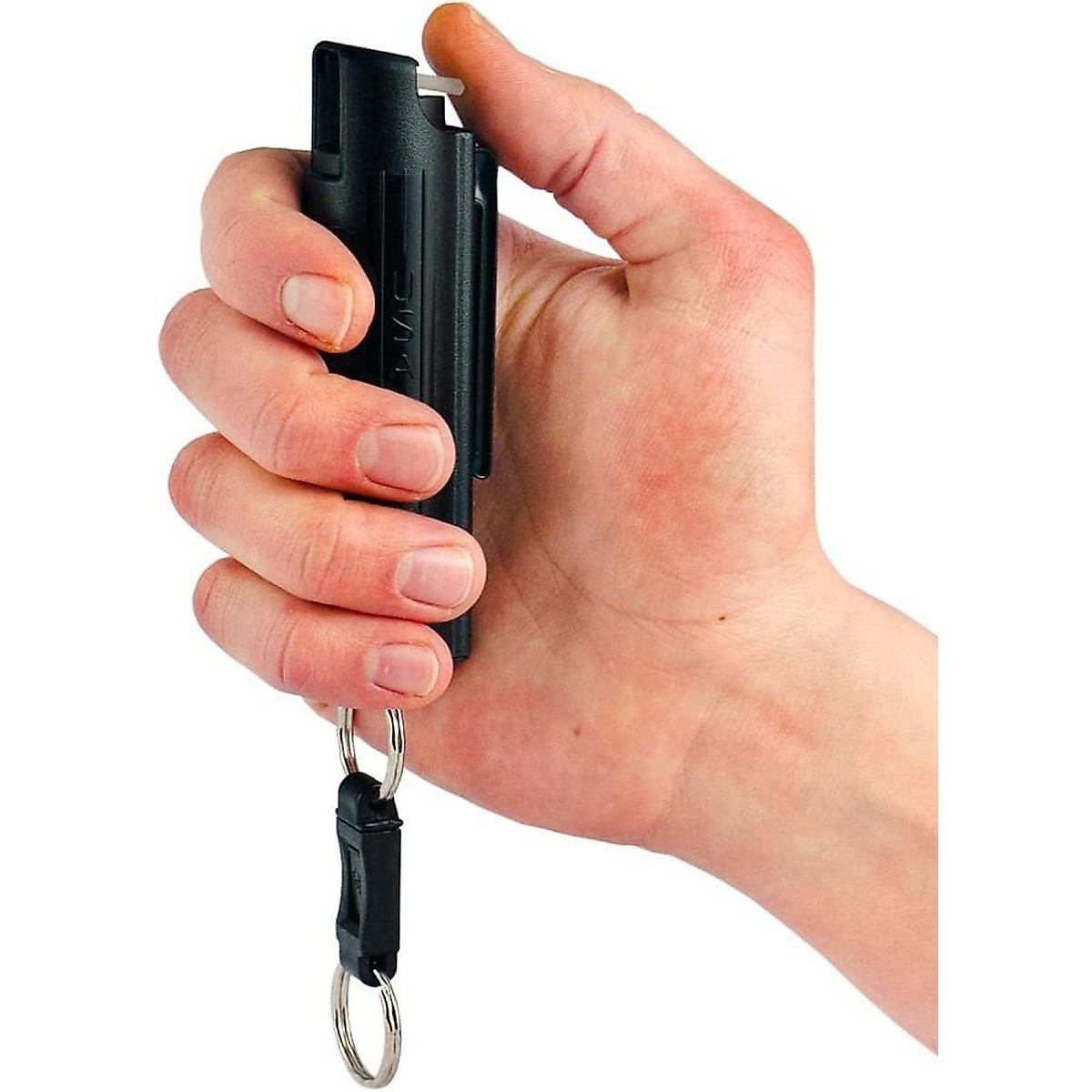 Aerko International (4 ea.) Freeze +P Pepper Spray - 1/2 oz Stream - Black Key Chain (in Retail Packaging)