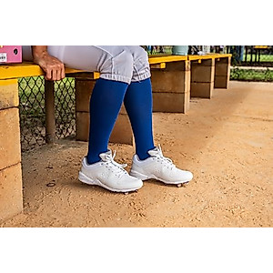 RIP-IT Women's Diamond Metal Softball Cleats - Softball Shoes for Women - White - Size 11