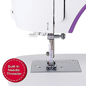 SINGER M3500 Lightweight & Portable Sewing Machine with Accessory Kit | 110 Stitch Applications, LED Light & 1-step Buttonhole | Great for Quilting, Crafts & Mending