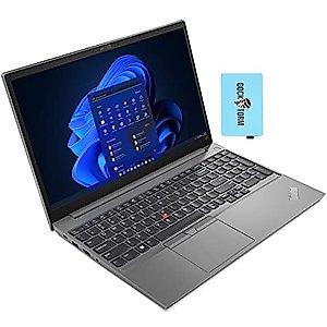 Lenovo ThinkPad E15 Gen 4 Home & Business Laptop (Intel i5-1235U 10-Core, 8GB RAM, 256GB SSD, Intel UHD, 15.6" 60Hz Full HD (1920x1080), WiFi, Bluetooth, Webcam, Win 10 Pro) with Dockztorm Hub