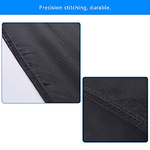 Turbine Vent Cover 2 Pack, Luxiv Roof Ventilator Cover Heavy Duty Turbine Ventilator Protector Shield Waterproof 420D Oxford Cloth Black (20D x 20W)