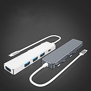 1pc 4 hub USB splitter for laptop flash drive data cable USB cables Reader computers laptops charger splitter adapter Docking computer data cable portable video Stainless steel
