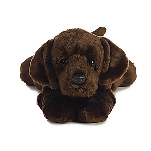 Aurora® Adorable Flopsie™ Max™ Chocolate Lab Stuffed Animal - Playful Ease - Timeless Companions - Brown 12 Inches