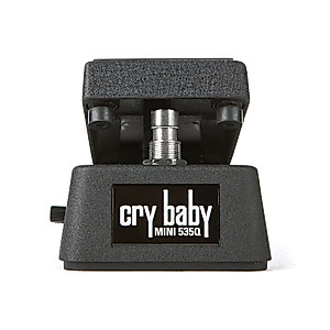 Dunlop CBM535Q Cry Baby Q Mini Wah Effects Pedal Bundle with Dunlop ECB-003 9-volt AC Adapter