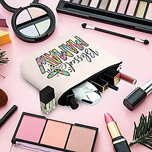 Blessed Mamaw Makeup Bag Mamaw Gift Grandma Cosmetic Bag Grandma Birthday Gifts Grandmother Gift (Mamaw Bag)
